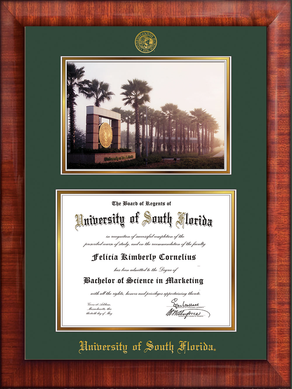 Usf Master Degree Diploma University Of Miami Commencement Program