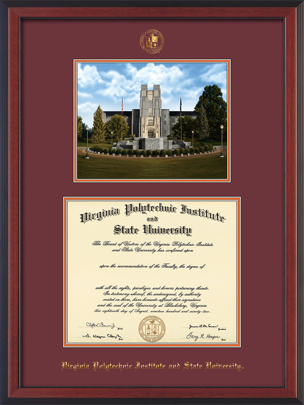 Va Tech Diploma