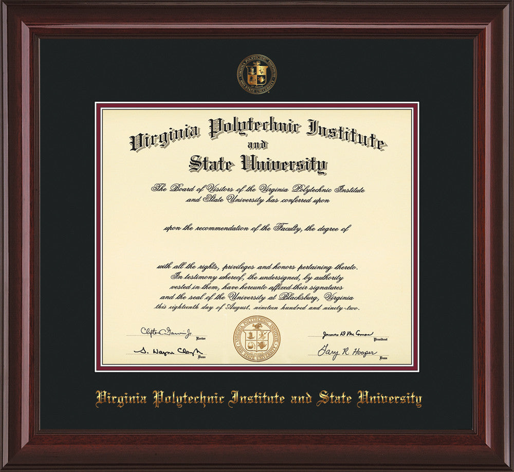 va tech diploma